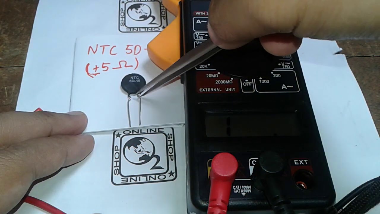 NTC 5D-15 Thermistor [ O2 World tested product ] - YouTube