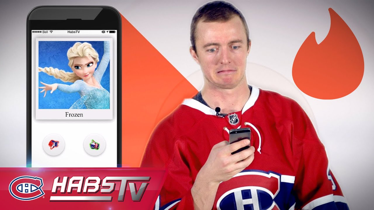 If Ben Scrivens were on TINDER: Frozen, Gwen Stefani + more - YouTube