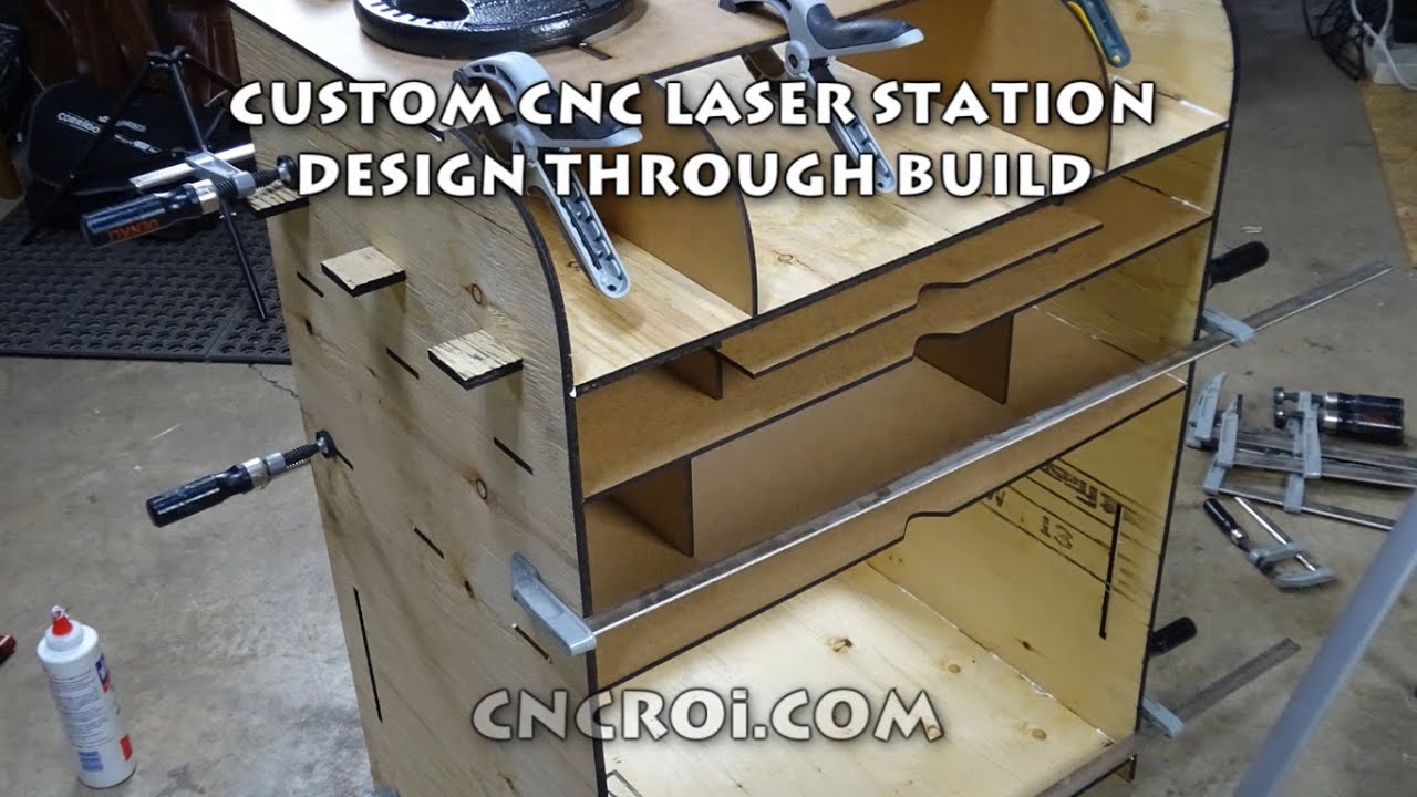 Custom Furniture: CNC Laser Station, Design through Build - YouTube