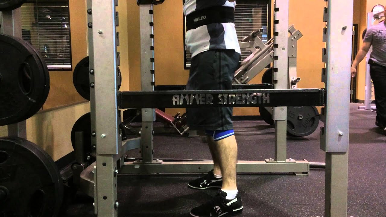 Week 7 Workout A Squat 225 3rd set - YouTube