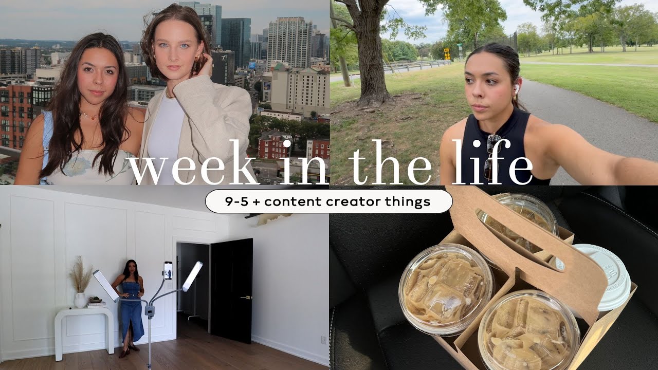 work week vlog: in office, influencer events, being active + new ...