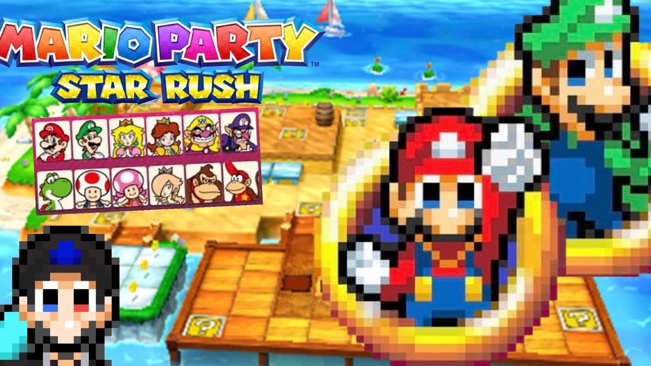 Mario Party Star Rush - Part 2 - Coinatholon Race! Race for the Coins ...