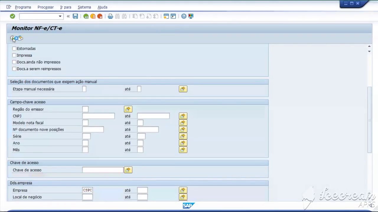Automação VA01, VKM1, VF01 e Impressão de DANFE - YouTube