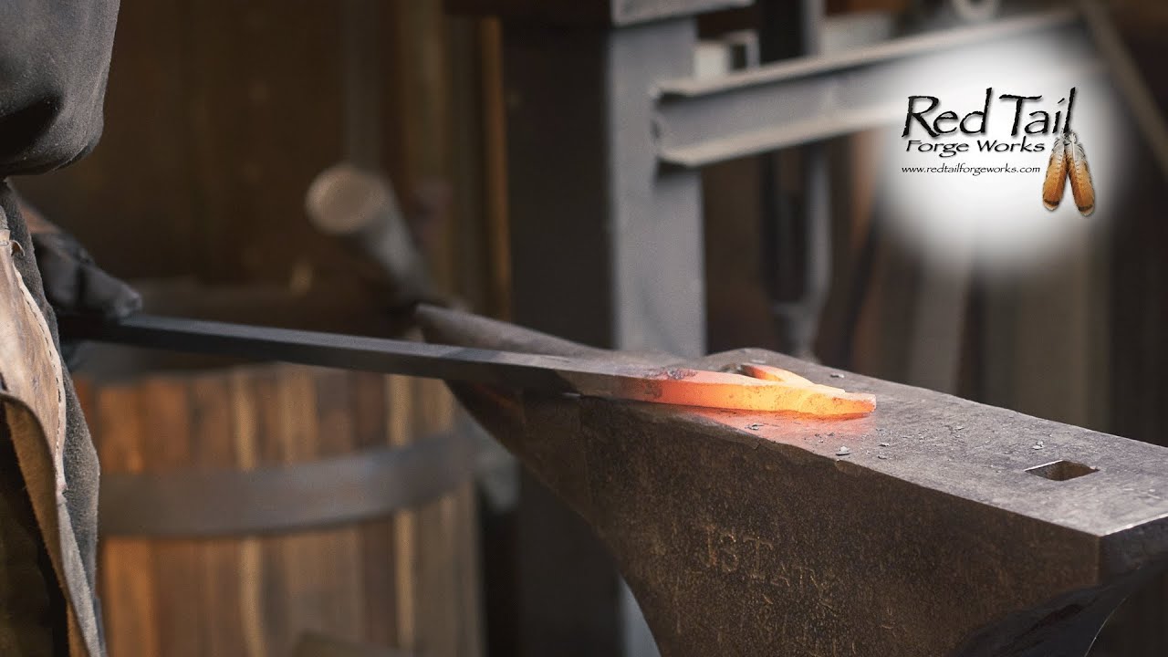 Red Tail Forge Works with blacksmith Anthony Martin - YouTube