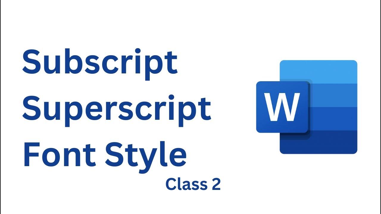 Mastering Word Formatting: Subscript,Superscript, and Font Style Tips ...