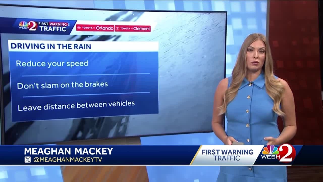Tips for driving safely in the rain during Central Florida's wet season ...