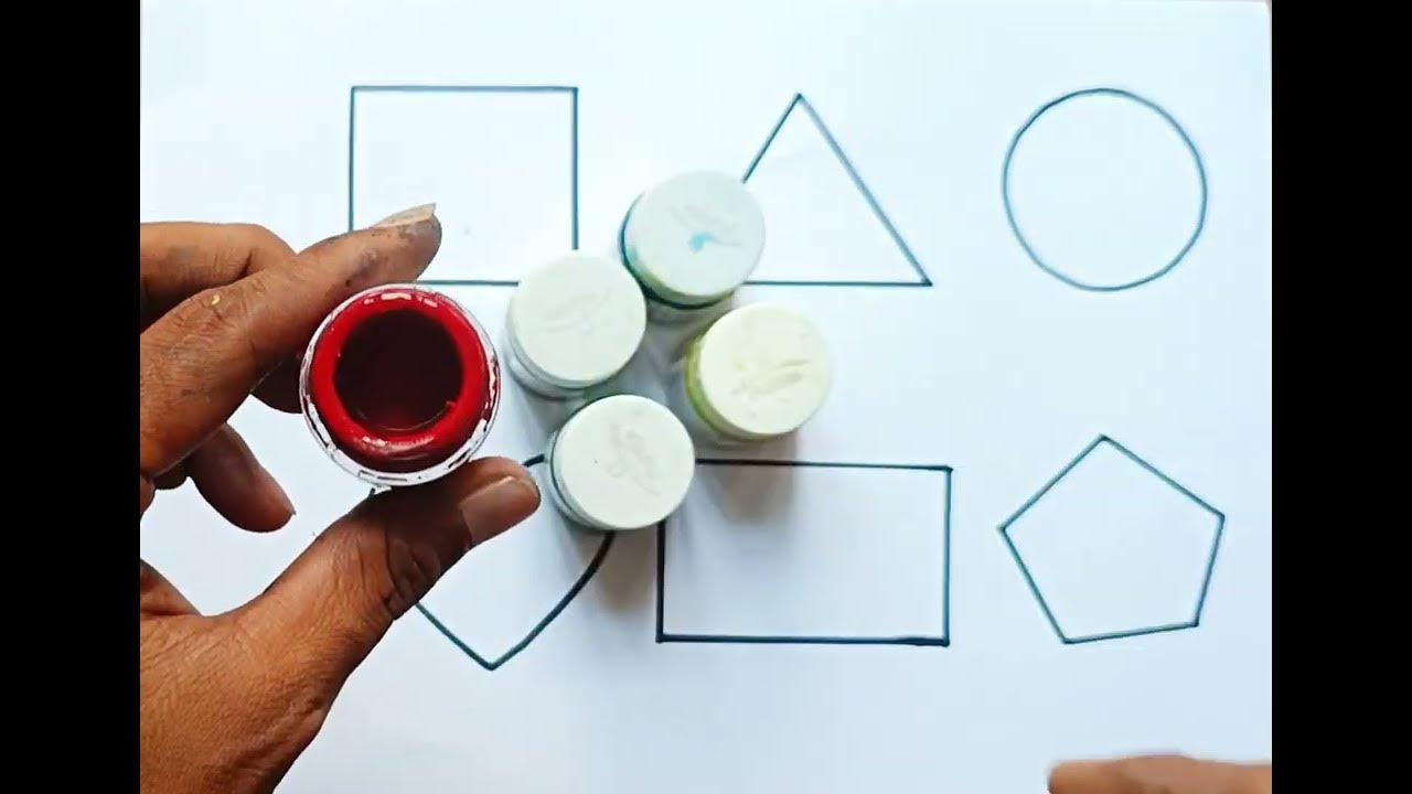 shapes for toddlers , geometrical shapes, circle triangle rectangle ...