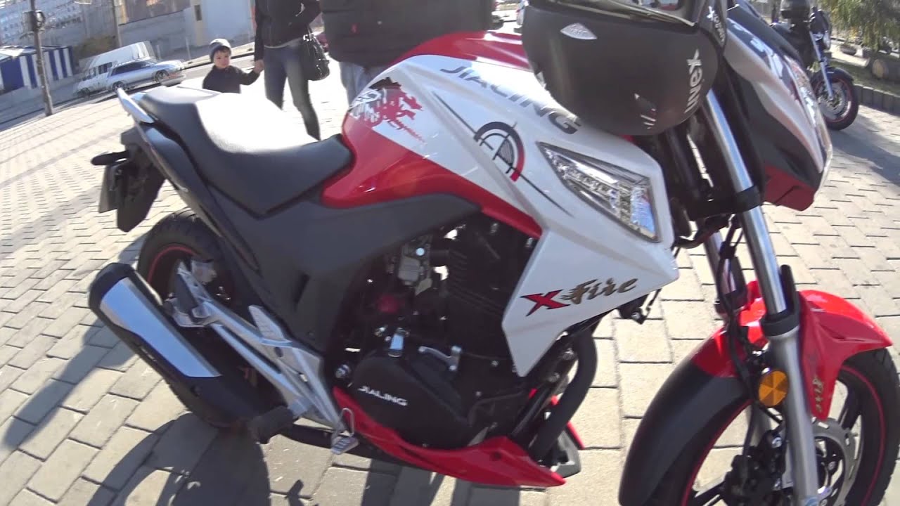 Short review Jialing X-Fire Street 250/ Небольшой обзор Jialing X-Fire ...