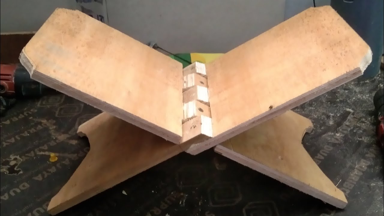 tutorial atau cara membuat meja lipat ngaji atau alas Al-Qur'an dari ...