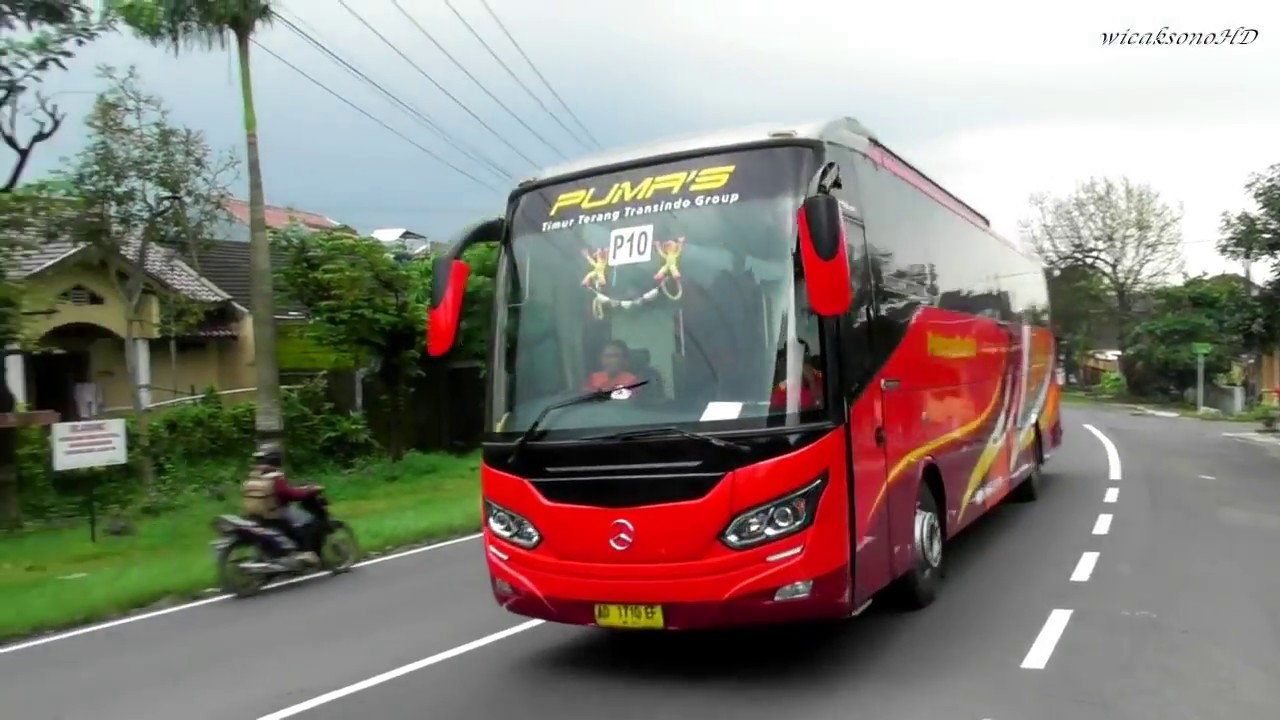 Banyak Bus Ngeblong | Spot Viral Lingkar Boyolali - YouTube