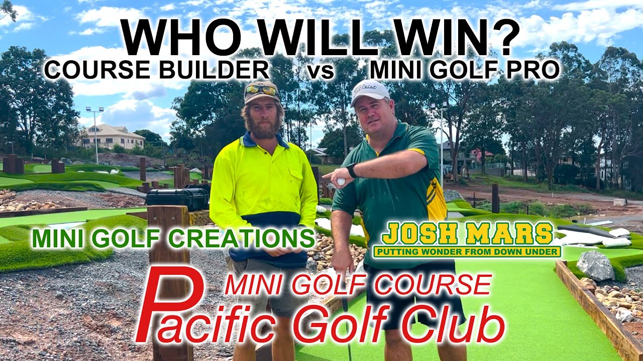 WHO WILL WIN? - Mini Golf Course Builder vs Mini Golf Pro - YouTube