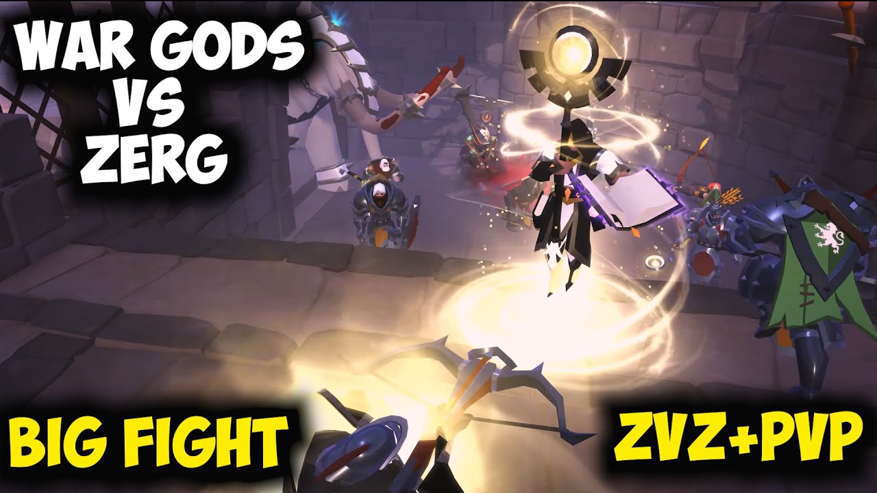 ALBION ONLINE - WaR GoDs Vs ZeRG!!! ZvZ+PvP!Big Fight!!! - YouTube