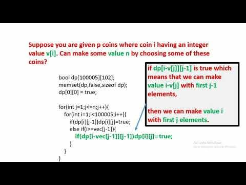 Applying Coin Change DP on Problem D || Atcoder beginner contest 204 ...
