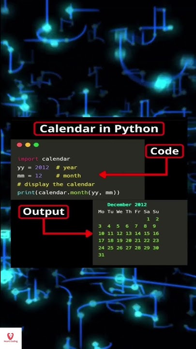 How To Build Calendar Using Python Shorts Codinglife Softwaredeveloper Python