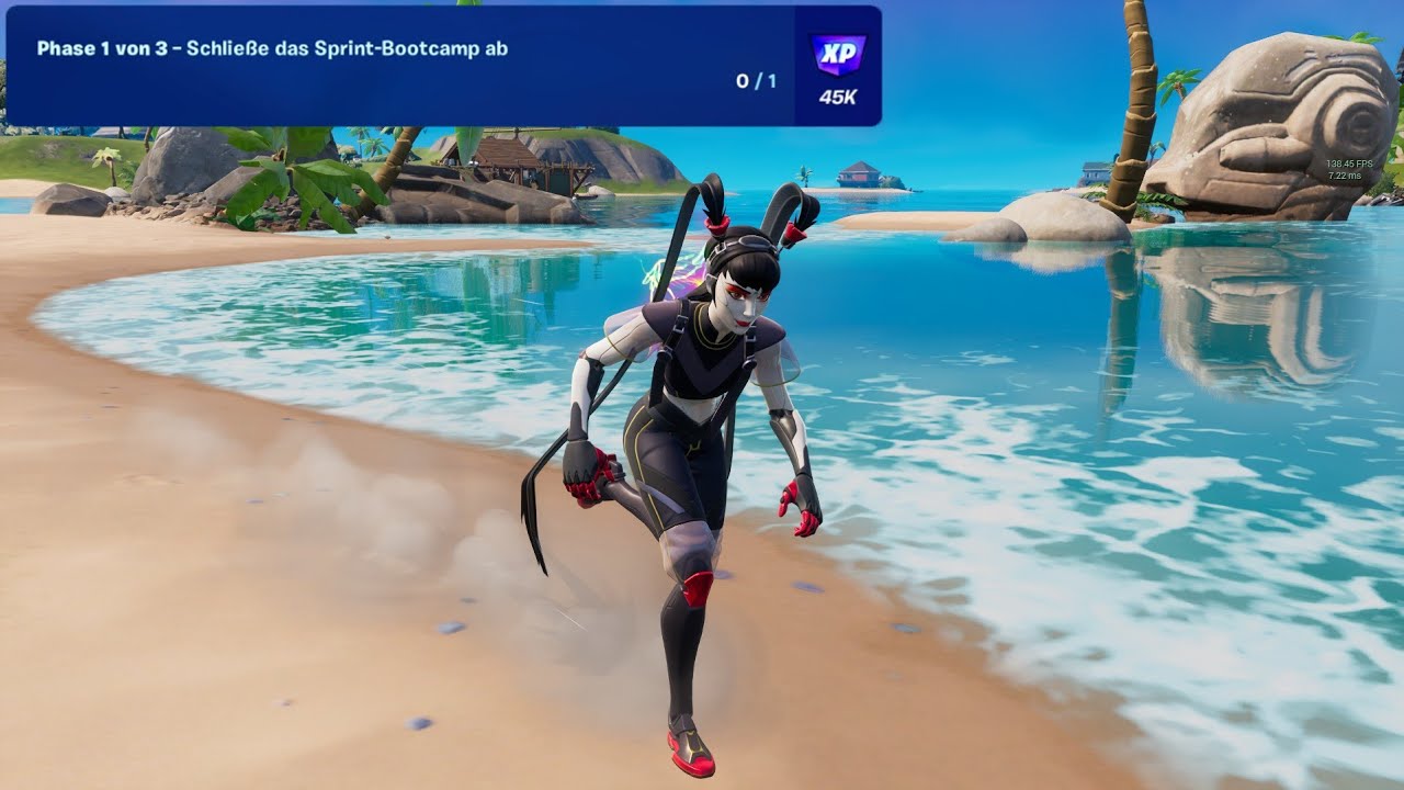 Schließe das Sprint-Bootcamp ab | Wie sprintet man in Fortnite ? | Alle ...