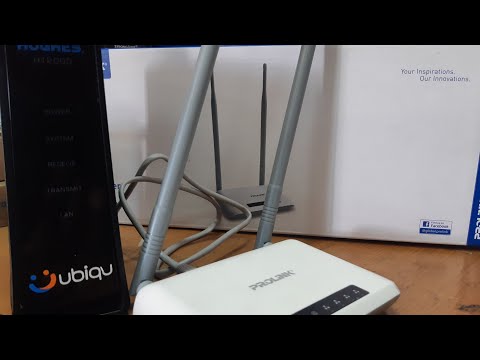 CARA SETTING WIFI ROUTER PROLINK PRN3009, VSAT IP UBIQU - YouTube