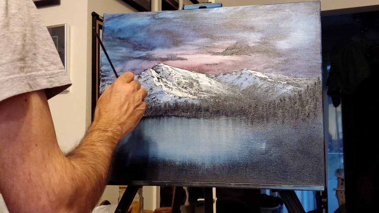 Time lapse oil painting - YouTube