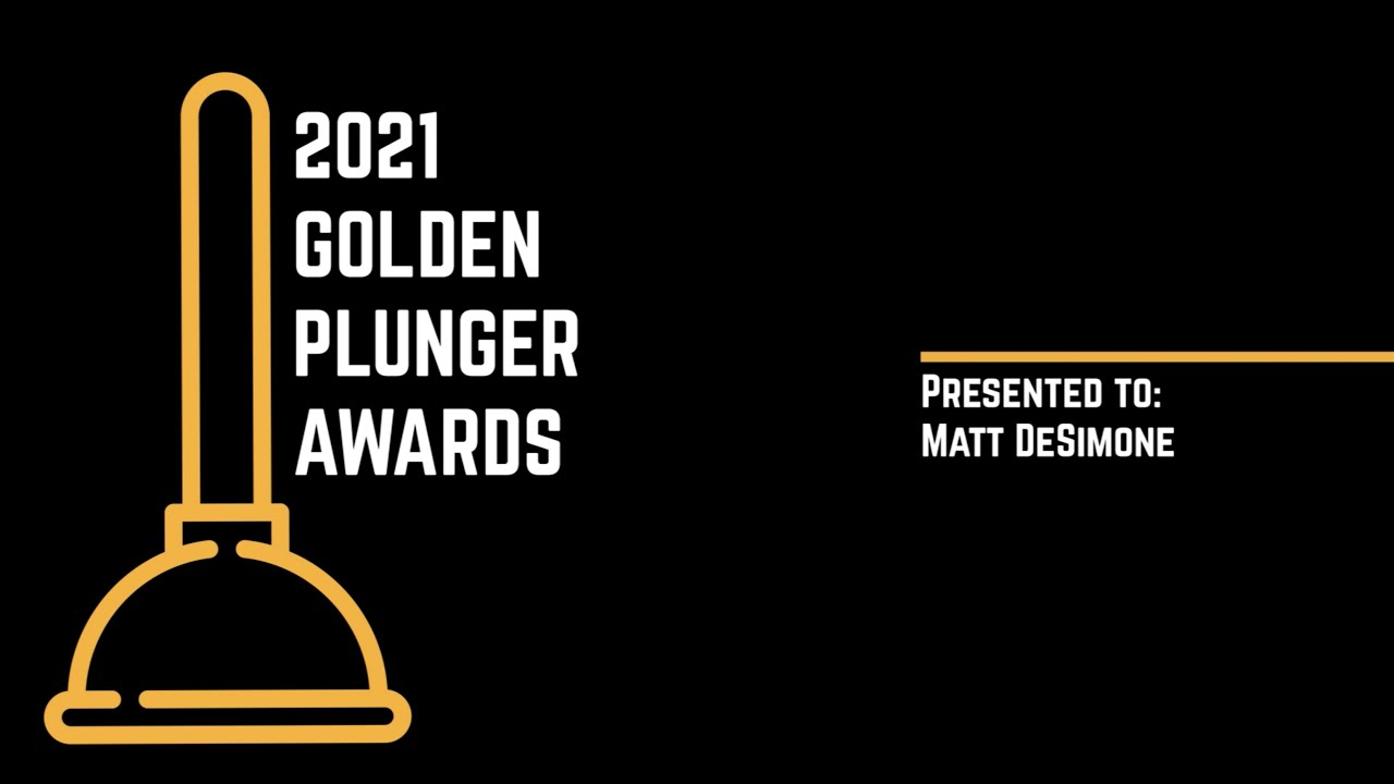 2021 Golden Plunger Awards - Matt DeSimone - YouTube