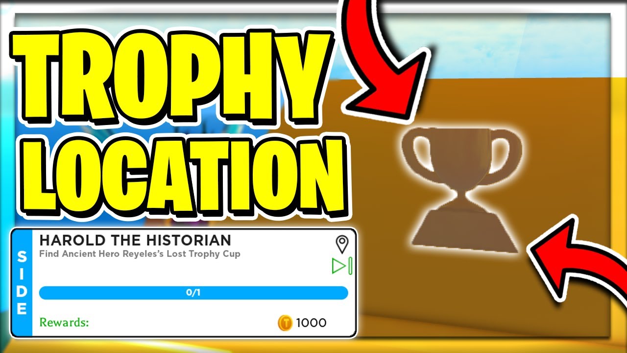 How To Find The *LOST TROPHY CUP* In Roblox Power Simulator 2! Trophy ...