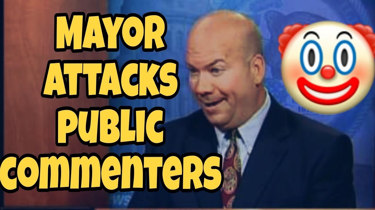 RETALIATION at a city meeting. Mayor Jeff Grove has hit an all new low ...