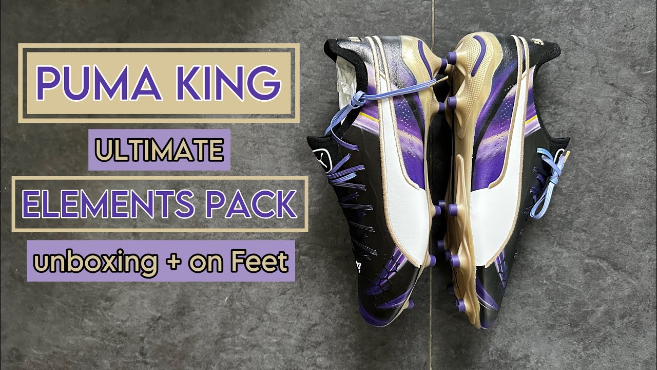 Puma King Ultimate ‚Elements Pack‘ Silni | unboxing + on Feet - YouTube
