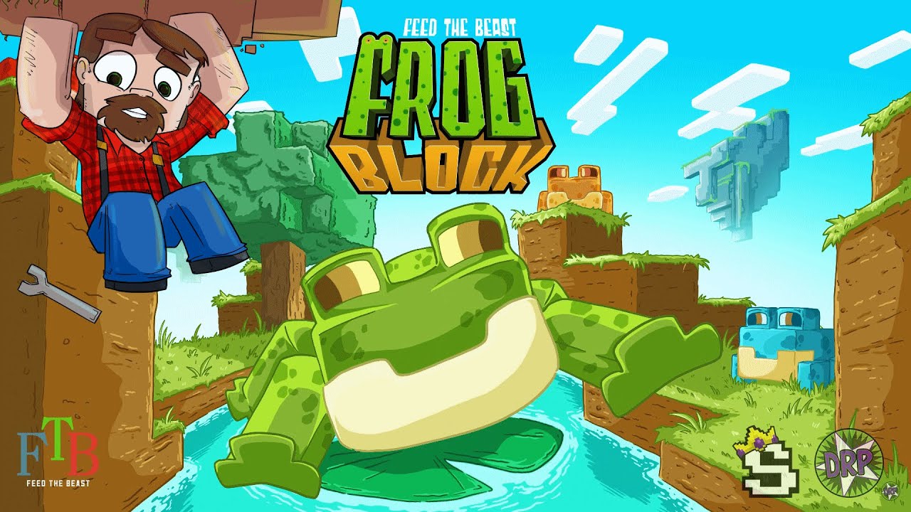 Minecraft Map: Feed The Beast Frog Block -1: FROG LEGS AND DEATH! - YouTube