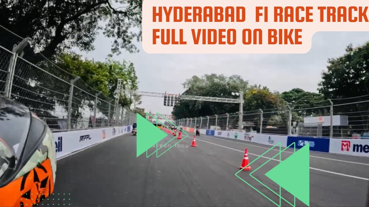 bike 1st video on ||f1 race track|| Hyderabad - YouTube