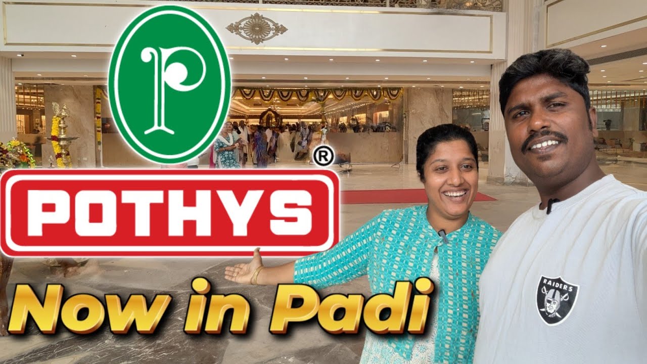 Pothys now in padi with all in one store Why T Nagar why not padi - YouTube