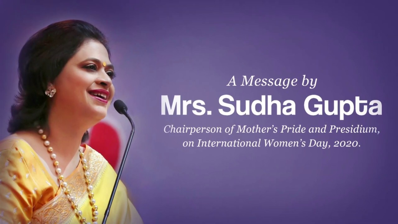 MRS. SUDHA GUPTA SHARES EMPOWERING MESSAGE ON WOMEN’S DAY - YouTube