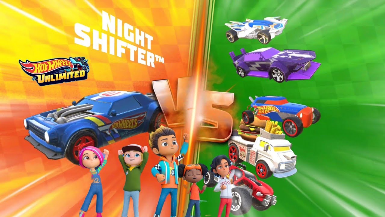 Hot Wheels Unlimited -Let's Race Night Shifter In World Tracks - YouTube