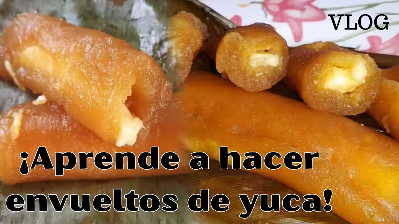 Cómo Hacer Envueltos de Yuca con Queso Paso a Paso - YouTube