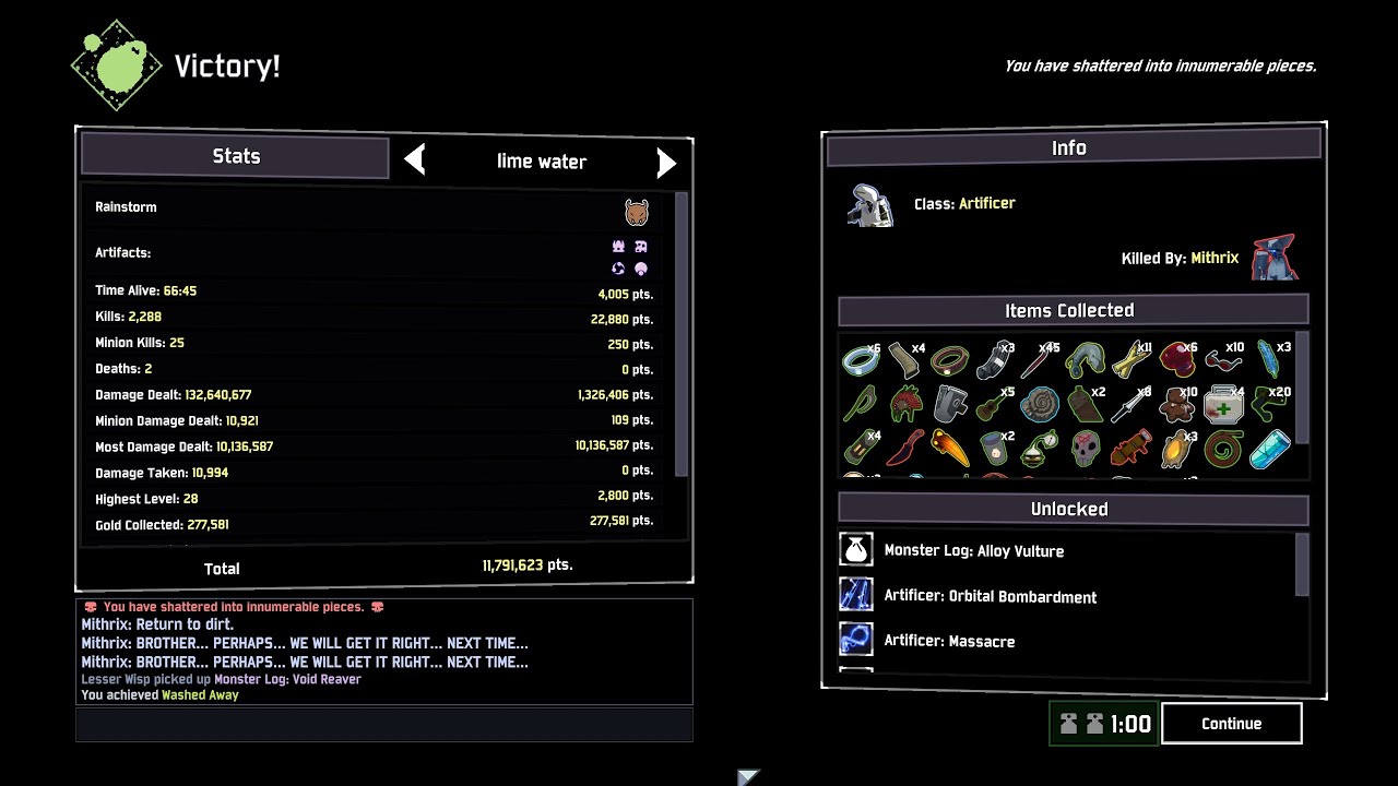 Risk of Rain 2 - Mithrix gets obliterated in the cutscene - YouTube