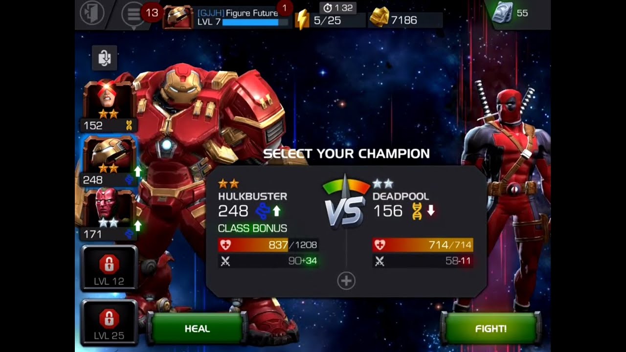 3/3 Iron Man Hulk Buster VS Cyclops VS DeadPool ,Cyclops VS Thor ...