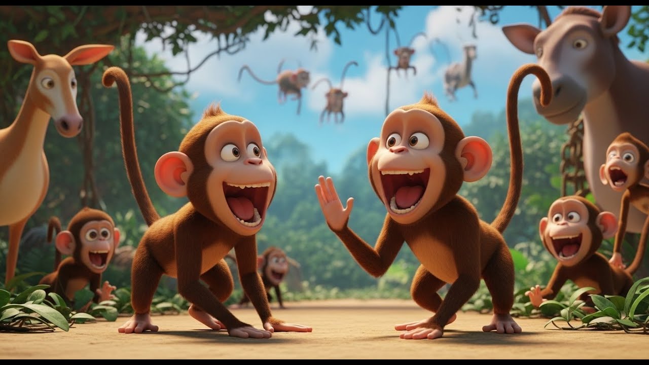 Monday Morning with Monkeys | Best Nursery Rhymes and Kids Songs ...