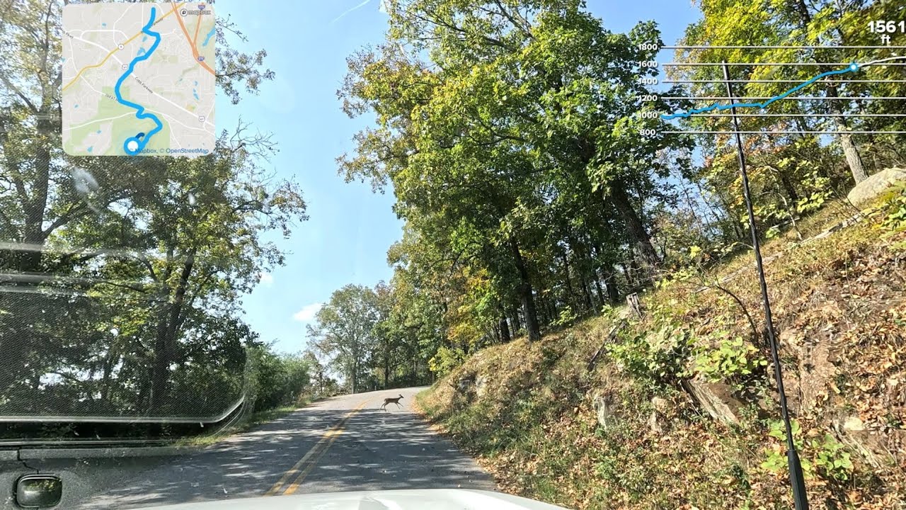 Drive Up Kennesaw Mountain - YouTube