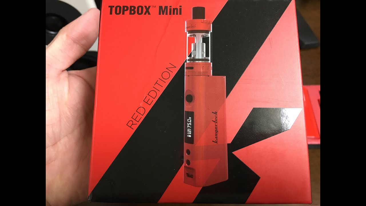 Kanger Tech TOPBOX Mini 開封動画 UNBOXING - YouTube