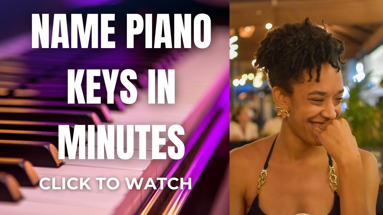 FIRST Piano Lesson For Adult Beginners - Naming The Keys - YouTube