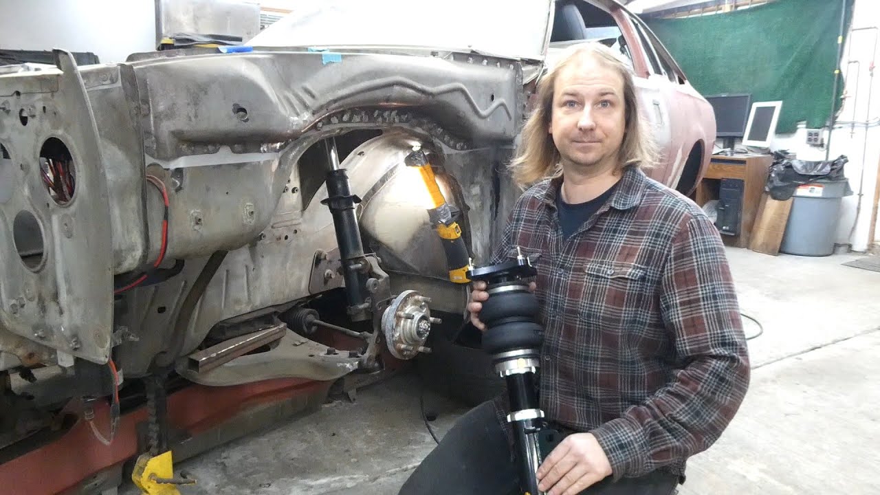 Part 56: Air Suspension 2 - Front Air Struts and Brackets - My 76 Mazda ...
