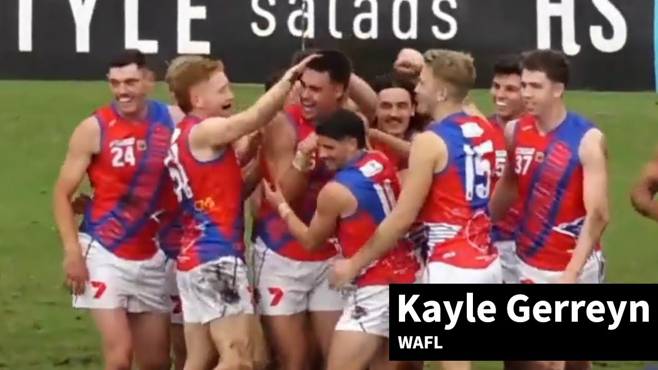 Kayle Gerreyn - WAFL Round 21 - YouTube