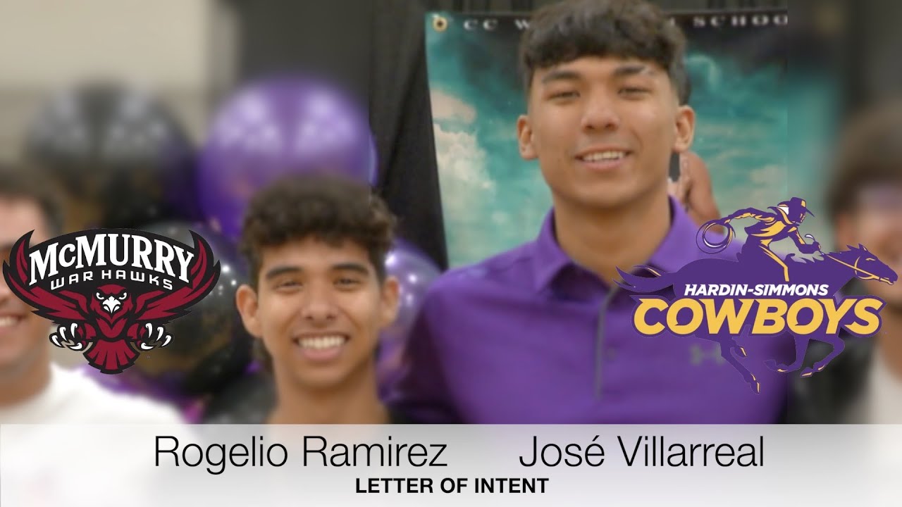 WHS LETTER OF INTENT ROGELIO RAMIREZ & JOSE VILLARREAL - YouTube