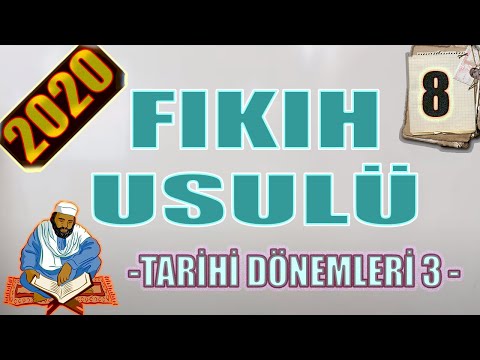 FIKIH 8 - {TARİHİ DÖNEMLERİ 3} - [ÖABT-MEB-DHBT-DİKAB-MBSTS-İHL-DKAB-DİYANET]  -#EvdeKal