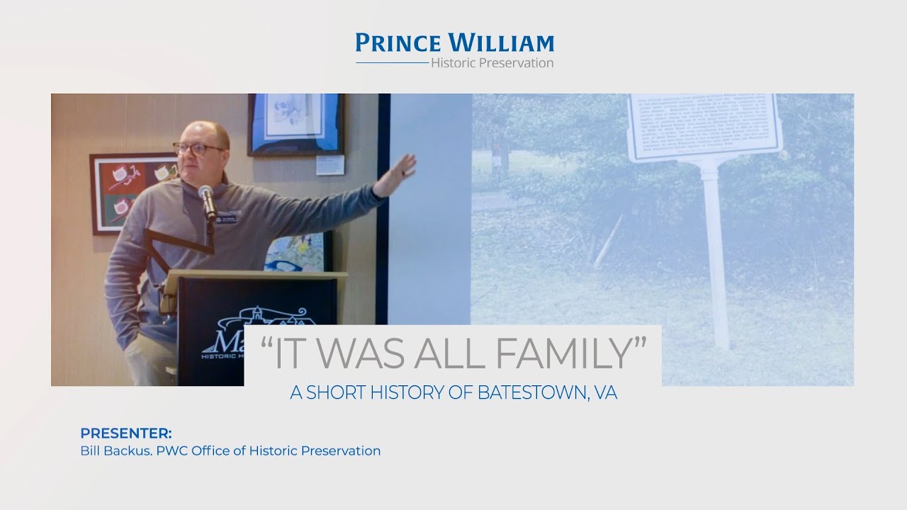2024 PWC History Symposium: A Short History of Batestown, Virginia ...