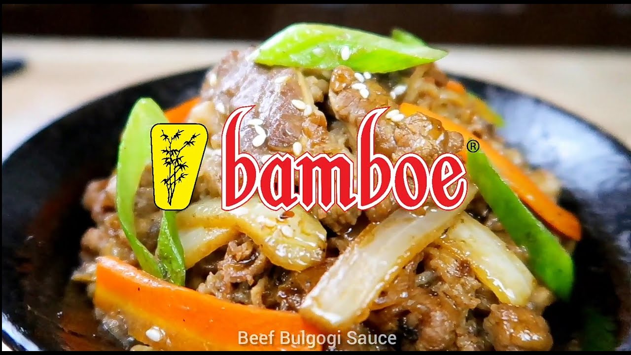 Bamboe Beef Bulgogi Sauce - YouTube