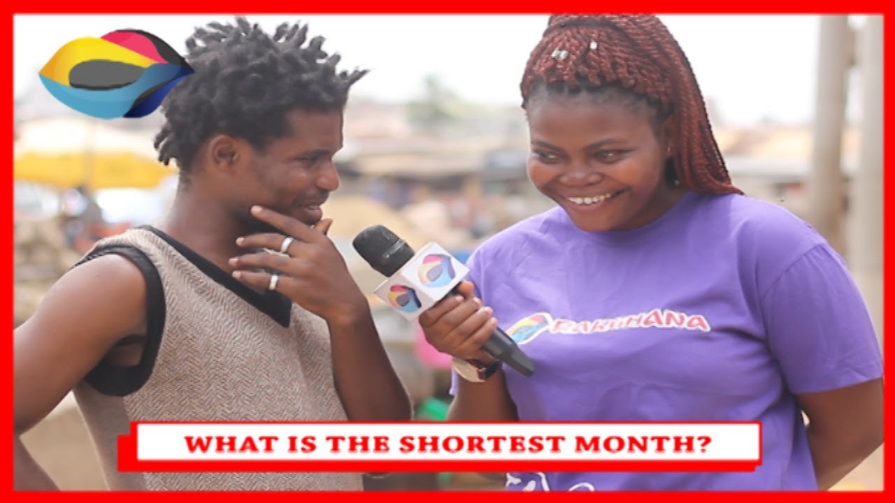 What is the Shortest Month? | Street Quiz | Funny African Videos ...