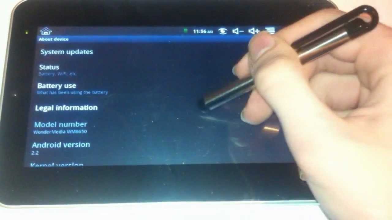 WM8650 Tablet Flash Part 1 - YouTube