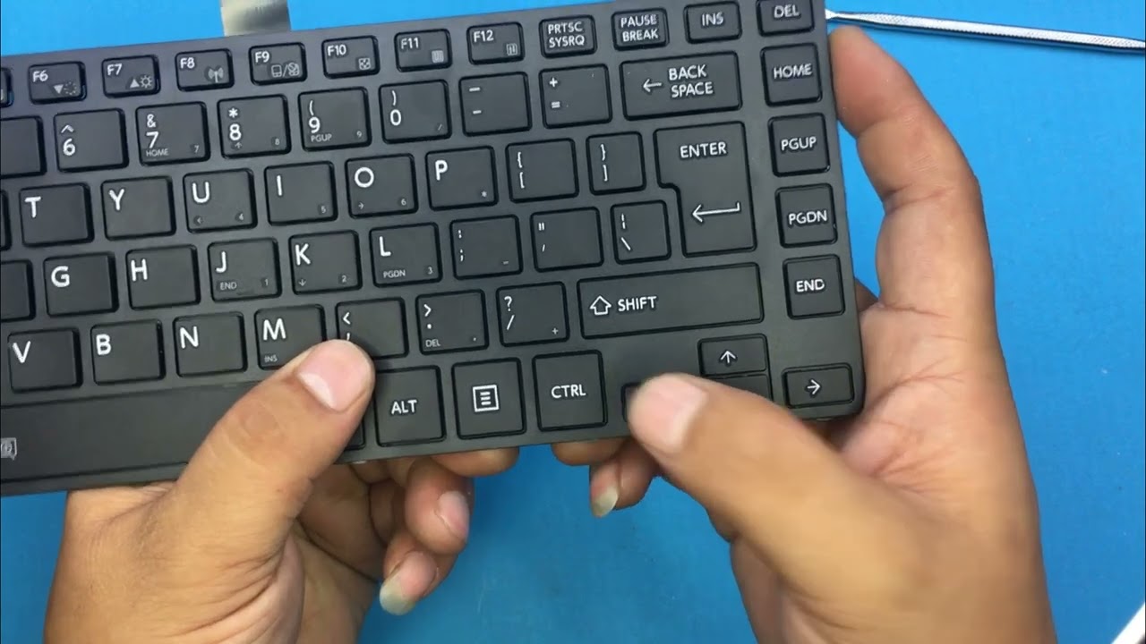 How To Install And Fix The Keyboard Keys of Toshiba Tecra A40-C-14L A40 ...