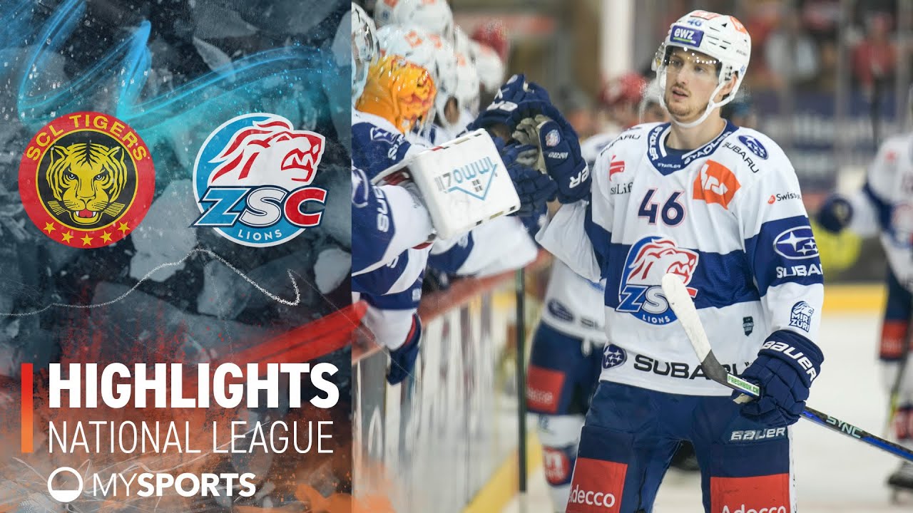 SCL Tigers vs. ZSC Lions 2:1 nV – Highlights National League - YouTube