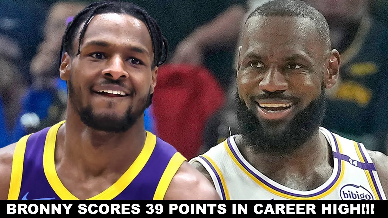 BRONNY SCORE 39 POINTS IN CAREER HIGH!!! #BRONYY #LEBRONJAMES #NBA # ...