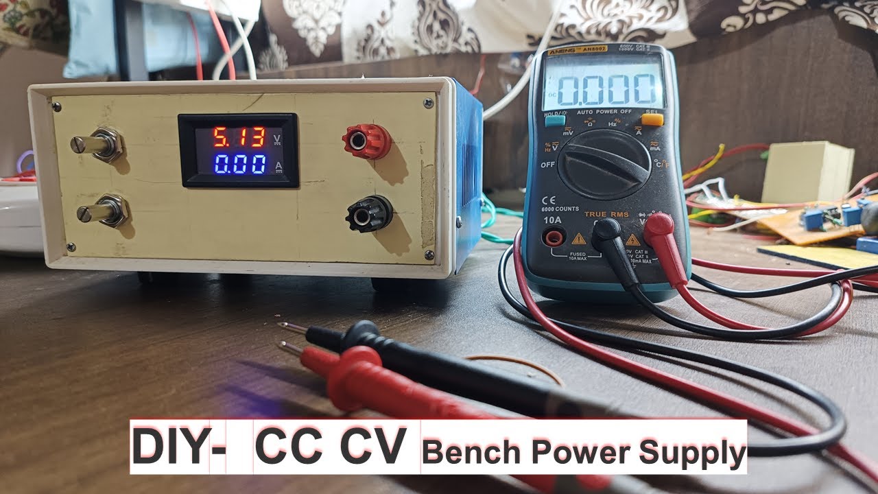 DIY CC CV Bench Power Supply 1.22 -15 V, 0-5A || HOME MADE - YouTube