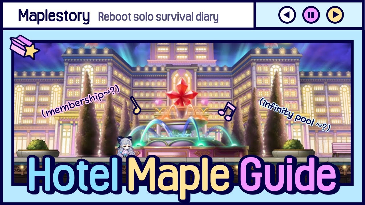 [Maplestory] Hotel Maple Guide / GMS Reboot - YouTube
